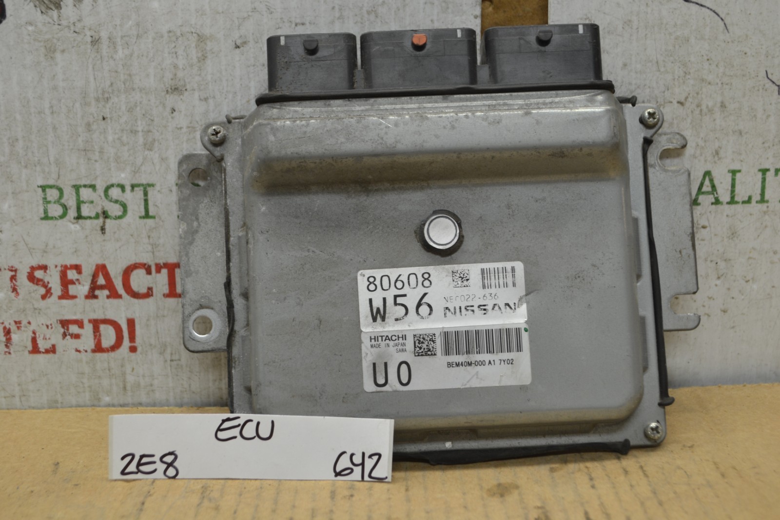2017 Nissan Rogue Engine Control Unit ECU BEM40M000A1 Module 642-2E8 ...