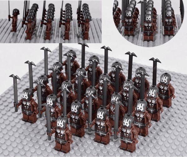 The Lord Of The Rings Orcs Uruk-Hai Berserkers Army 21pcs/set Custom ...
