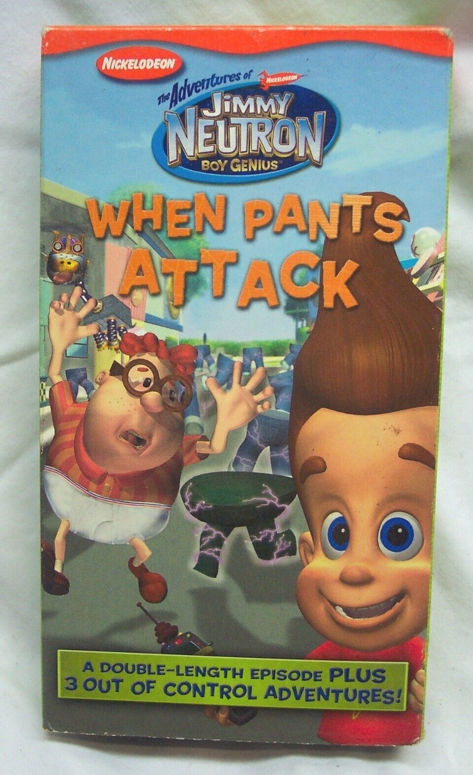 Nickelodeon Jimmy Neutron Boy Genius WHEN PANTS ATTACK VHS VIDEO 2003 ...