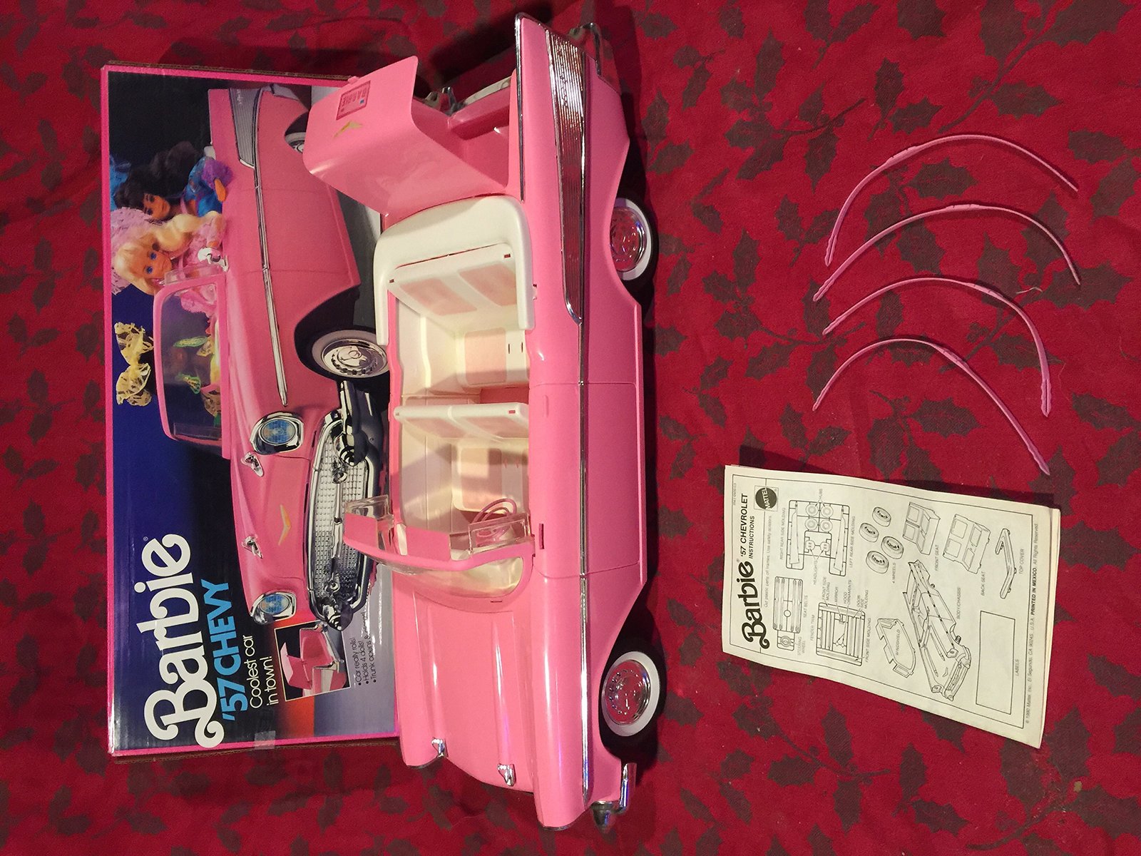 Barbie 1957 Chevy Convertible -- Pink - Everything Else