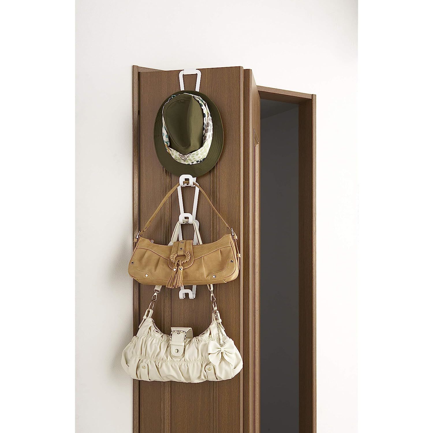 YAMAZAKI home 6510 Chain Link Bag Holder-Closet Storage Hanging ...