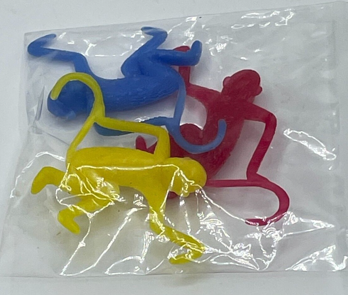Hanging Monkeys Cereal Premium Set 1960's Nabisco Wheat Honeys Vintage ...