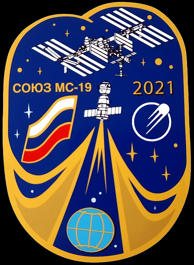 Human Space Flights Soyuz MS-19 #2 Astraeus Russia Badge Embroidered Patch - Patches