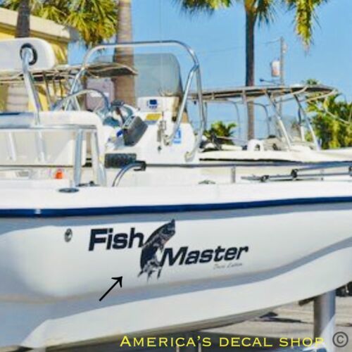 Polar Fish Master Boat Yacht Decals 2PC Set Vinyl High Quality Large ...