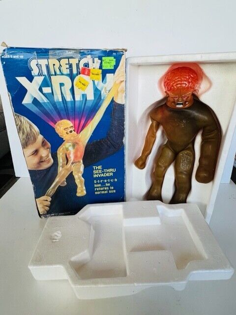 Stretch Armstrong X-Ray Alien Invader Kenner RARE box 1979 Figure Toy ...
