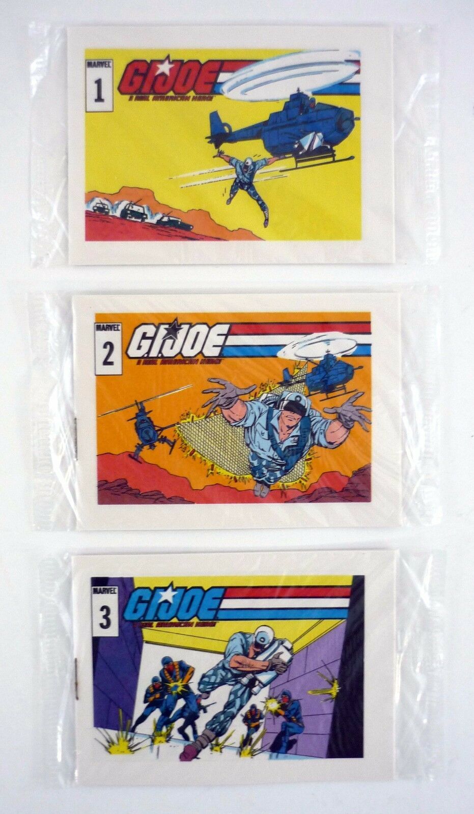 GI Joe Starduster Comic Books #1 2 3 Action Stars Mini Cereal Promo ...