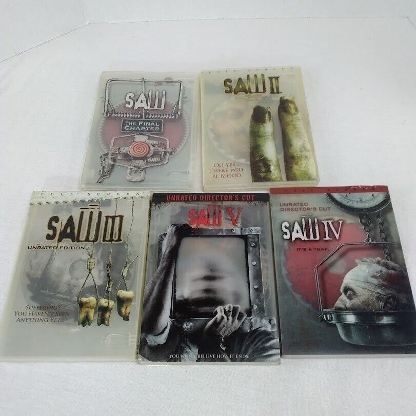 The Saw Collection II,III,IV,V,The Final Chapter DVD-Film,Widescreen ...