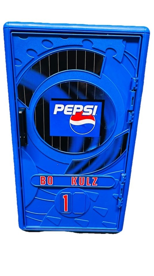 Vintage 1996 SUNCAST Pepsi 2 Ft Tall Plastic Locker NBA NFL MLB Blue 1/ ...