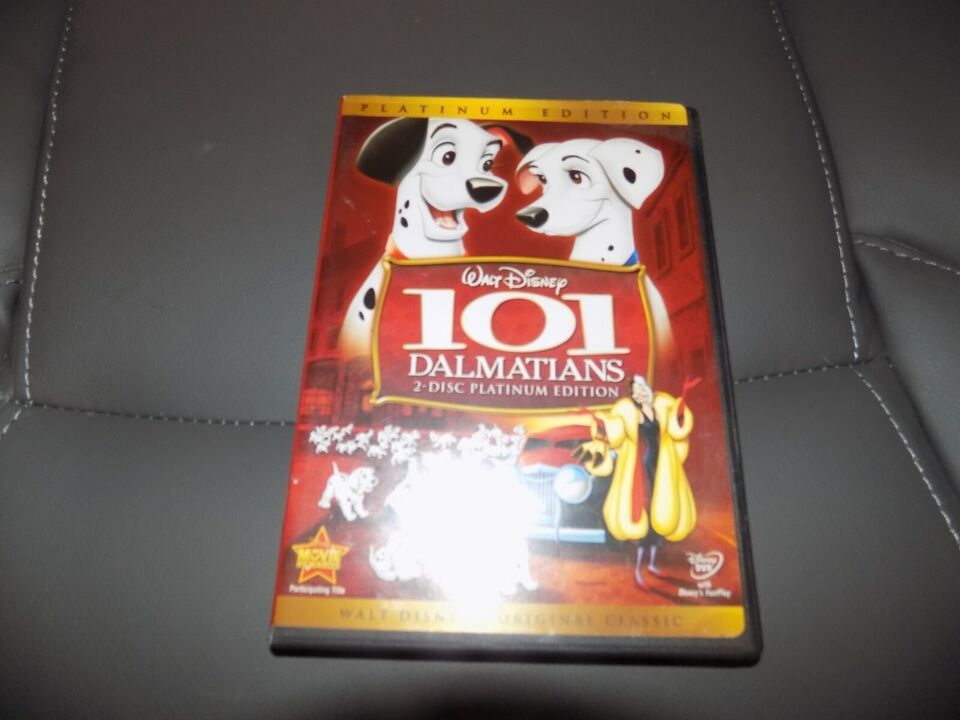 101 Dalmatians (DVD, 2008, 2-Disc Set, Platinum Edition) EUC - DVDs ...