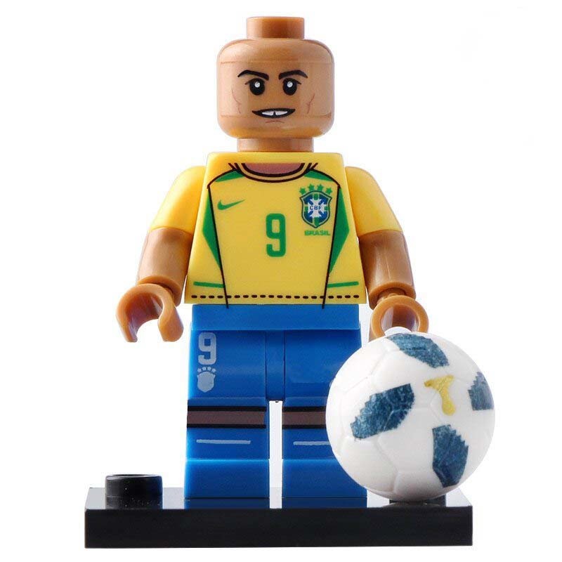 Gift Toys Ronaldo Brazilian Soccer Football Player Custom Minifigure ...