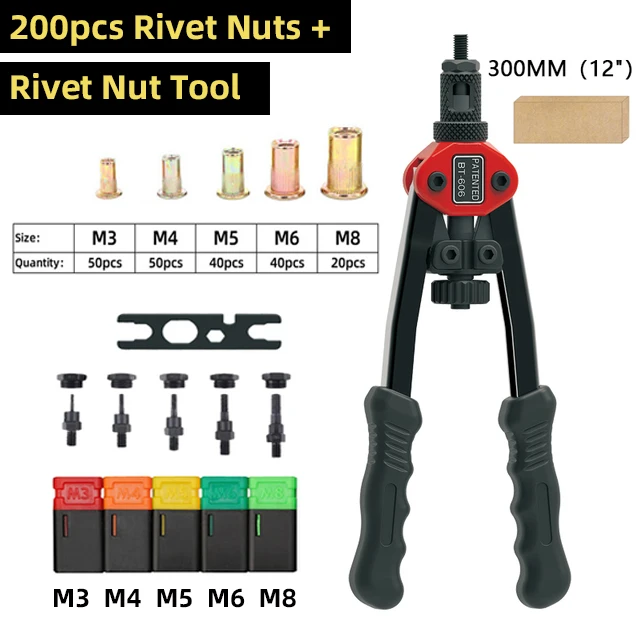 Hand Threaded Rivet Nut BT-606 Manual and 50 similar items