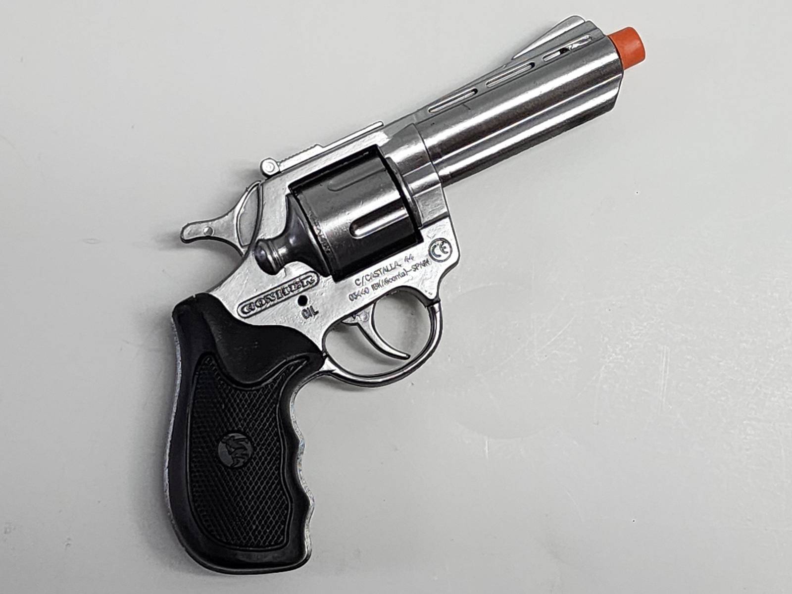 Gonher retro Die Cast Metal POLICE Cap Gun Made Spain - Diecast