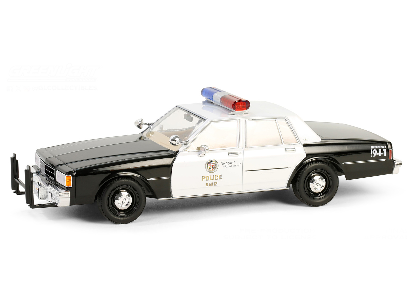 1989 Chevrolet Caprice Black and White "Los Angeles Police Department ...