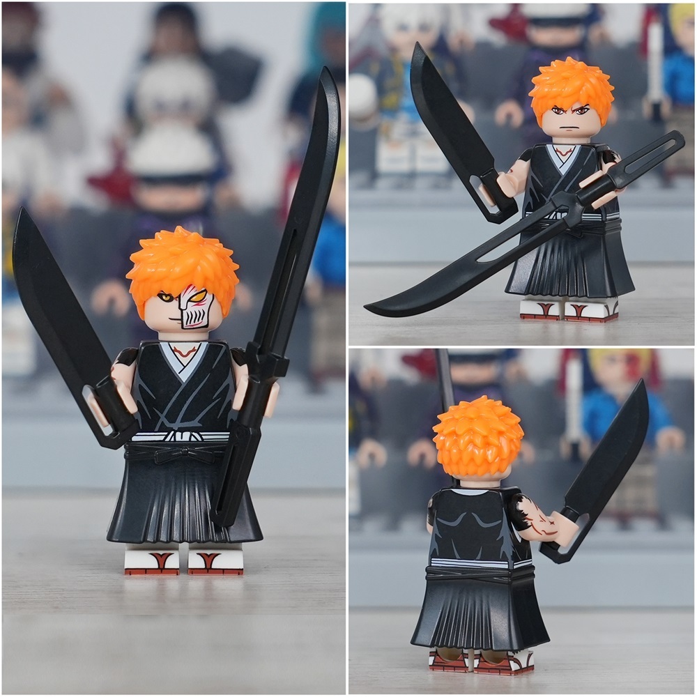8pcs Bleach Series Ichigo Kurosaki Ulquiorra Zangetsu Mayuri ...