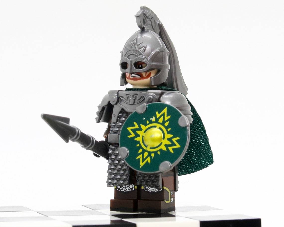 Lord of the Rings Rohan Royal Guard Knight Lego Compatible Minifigure ...