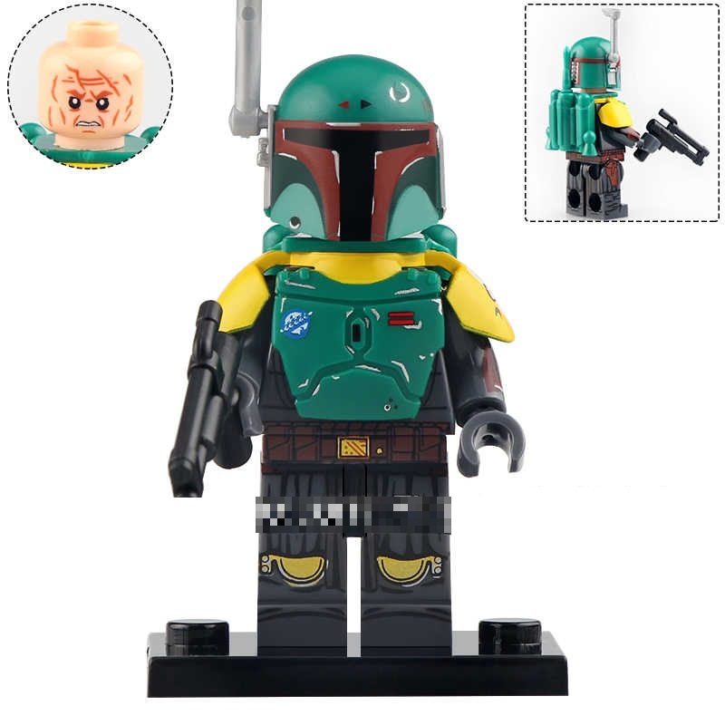 Boba Fett - Star Wars The Book of Boba Fett Minifigures Block Toys ...
