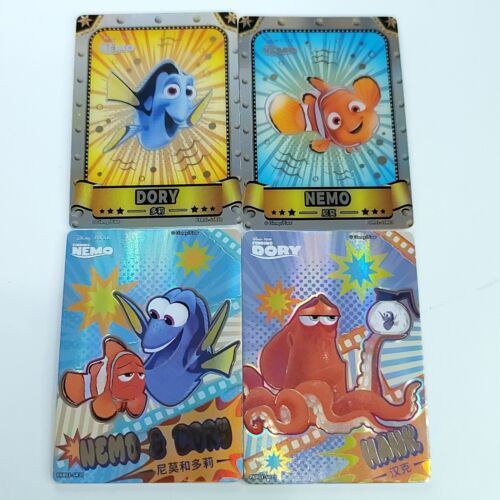 Finding Nemo Dory Complete 4 Card Set Disney 100 Pixar 37th Oscars ...