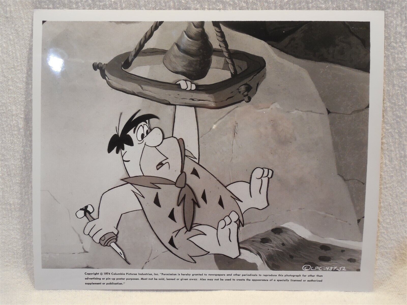 Flintstones 1974 Man Called Flintstone B&W 10" x 8" Press Photo Fred ...