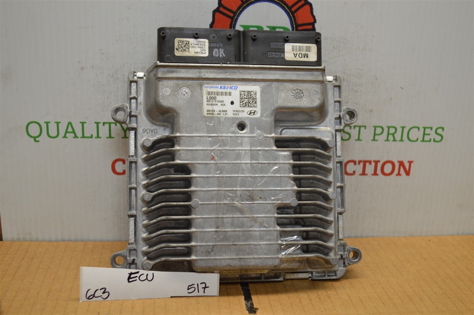 2019-2020 KIA Sorento Engine Control Unit ECU 391993L000 Module 517-6C3 ...