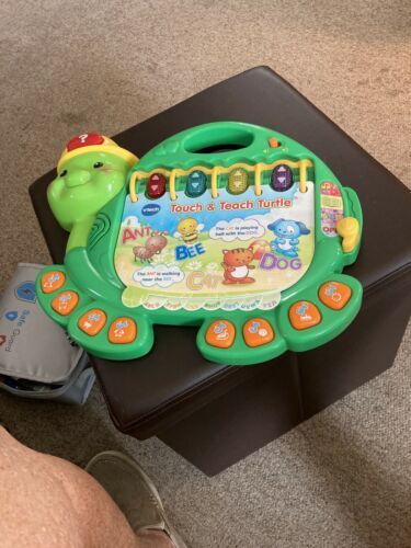 VTech Touch and Teach Turtle Educational Learning Toy ABC's Music ...