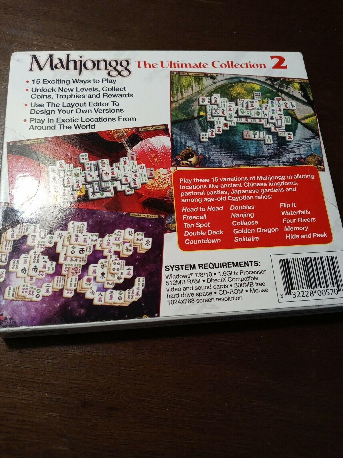 Mahjongg The Ultimate Collection 2 15 Pack PC Game Windows NEW - Video ...