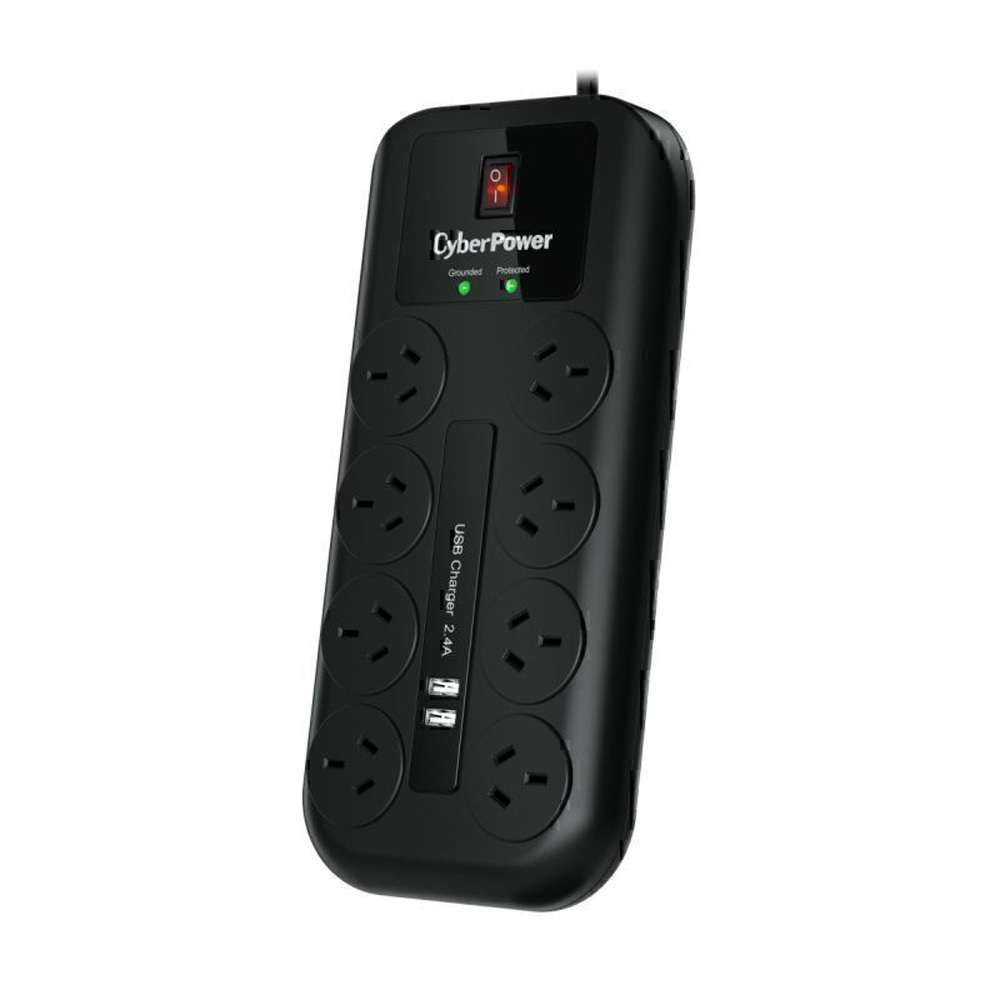 Cyberpower 8-Port Surge Protector - Electrical Outlets, Switches ...