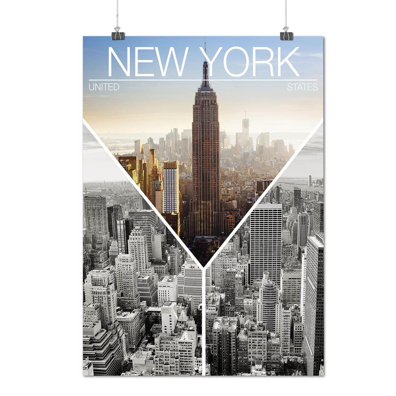 New York City Fashion United States Matte/Glossy Poster A0 A1 A2 A3 A4 ...