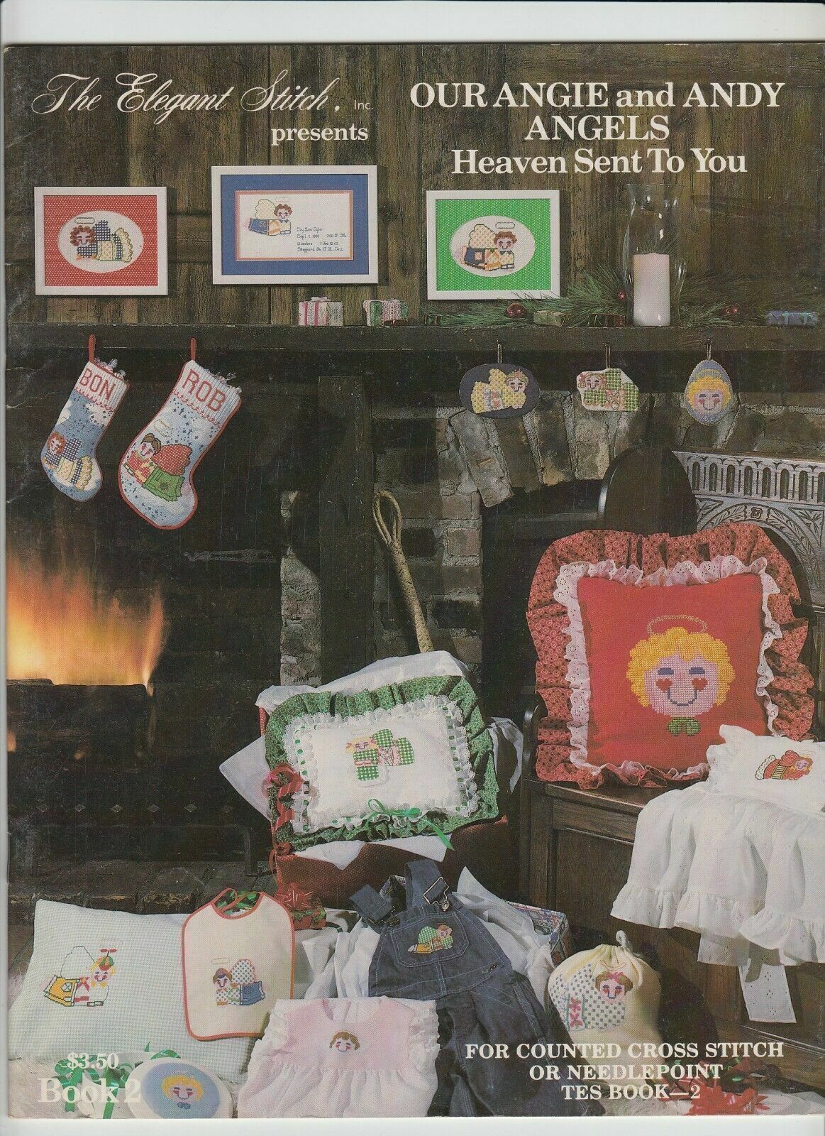 The Elegant Stitch Our Angie Andy Angel Heaven Sent Cross Stitch ...
