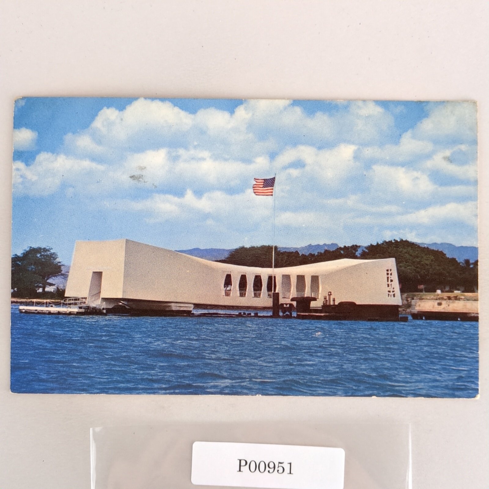 USS Arizona Memorial Pearl Harbor Hawaii 1960s Postcard 1965 WWII ...