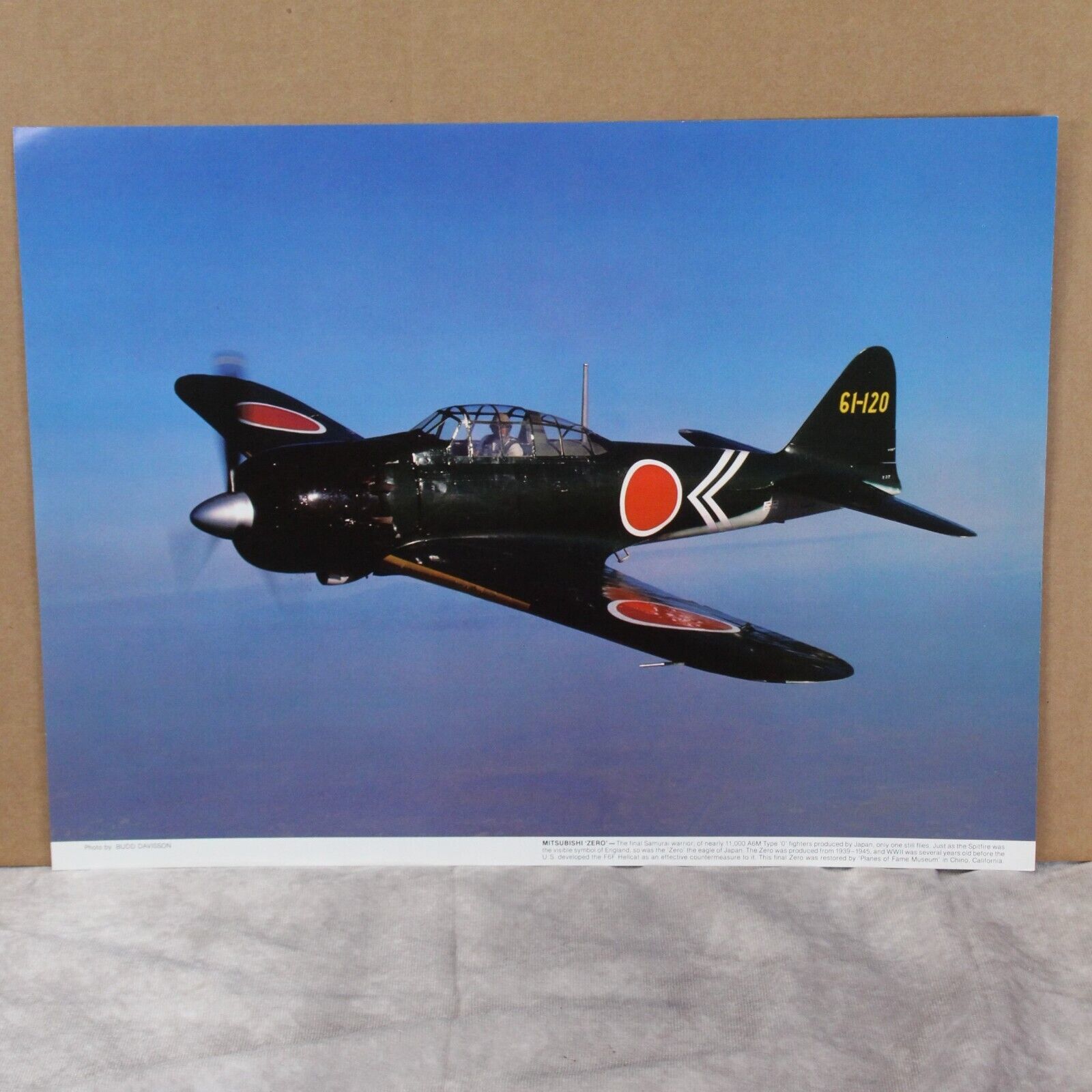 Budd Davisson Aviation Art Photo Print 12" x 16" Mitsubishi Zero ...