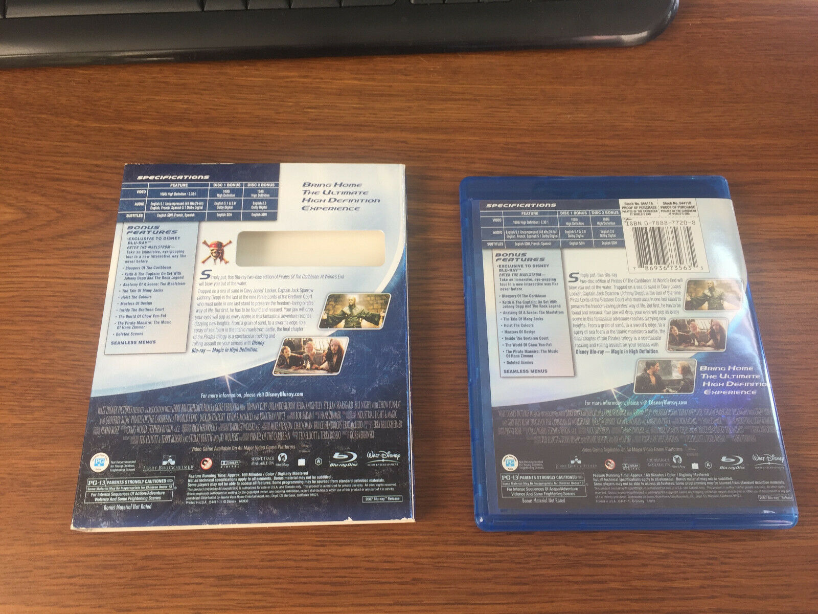 Pirates of the Caribbean: At Worlds End (Blu-ray) Johnny Depp - DVDs ...