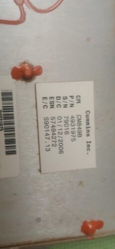 2006 DODGE RAM CUMMINS 5.9 24 VALVE ECM 4931975 ENGINE CONTROL MODULE ...