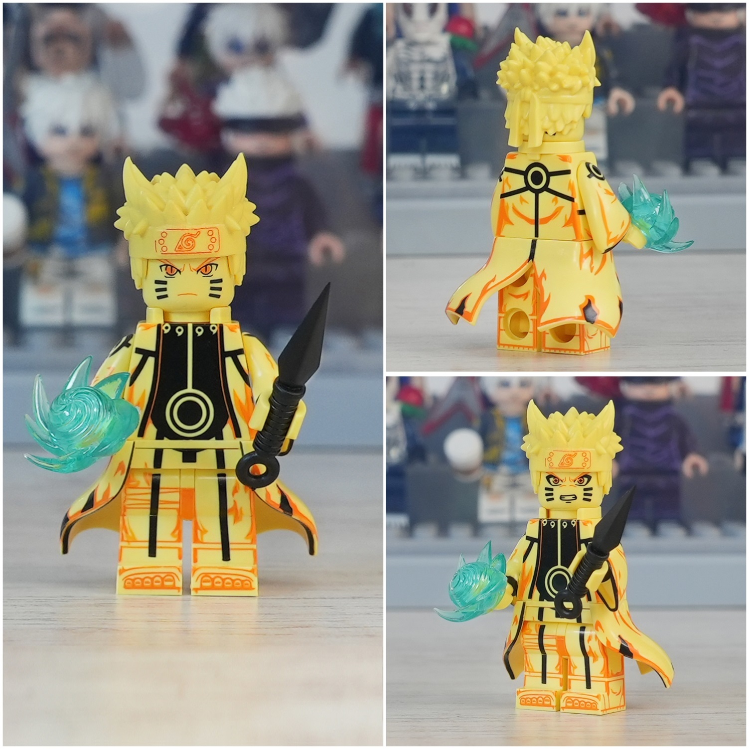 8pcs Naruto Hinata Wedding Boruto Momoshiki Sasuke Sarada Minifigures ...