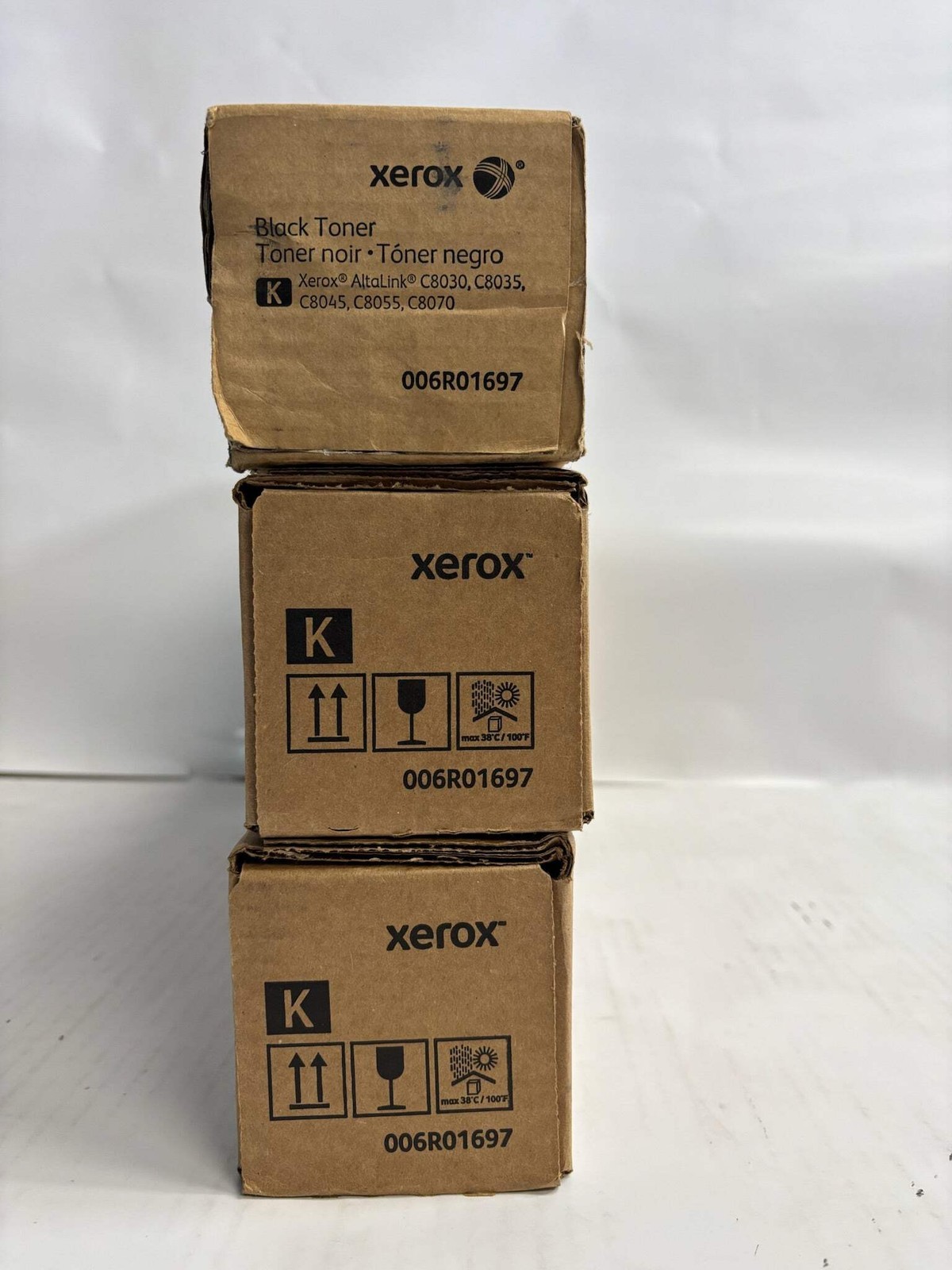 3 New Genuine Xerox AltaLink C8030,C8035,C8045 Black Toners 006R01697 ...