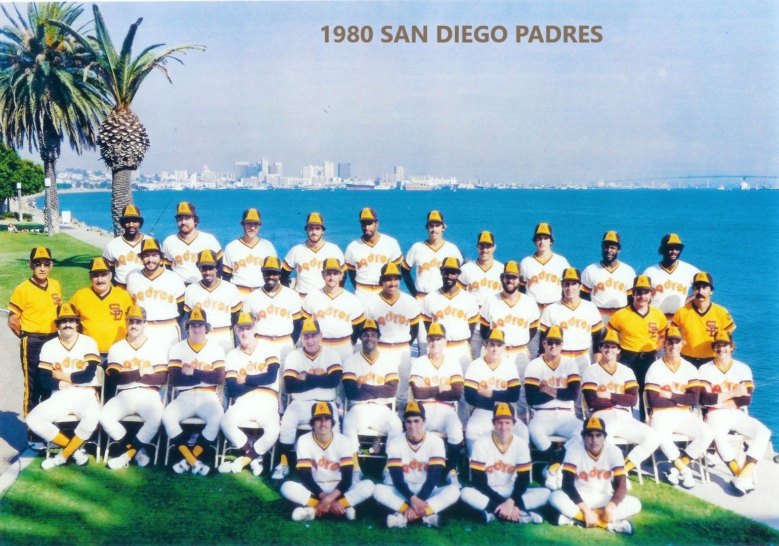 1980 SAN DIEGO PADRES 8X10 TEAM PHOTO BASEBALL PICTURE MLB - Baseball-MLB