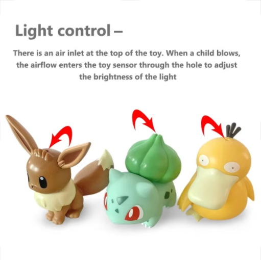 Bulbasaur LED Night Light - Soft Glow Anime Bedroom Decor, Adjustable ...