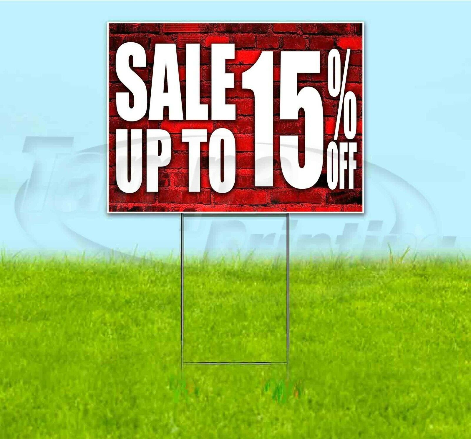 SALE UP TO 15% OFF 18x24 Yard Sign WITH STAKE Corrugated Bandit USA ...