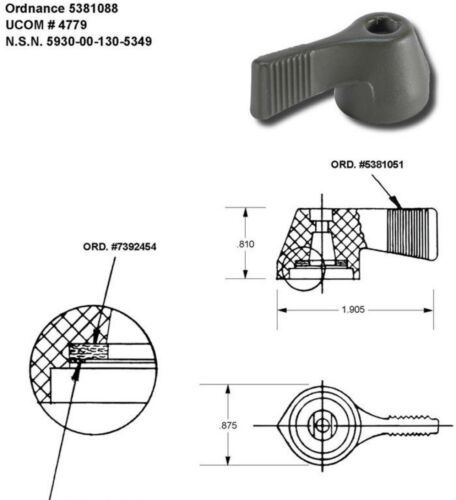 New Military Humvee Starter Ignition Switch Lever M37 M998 M35 M813 ...