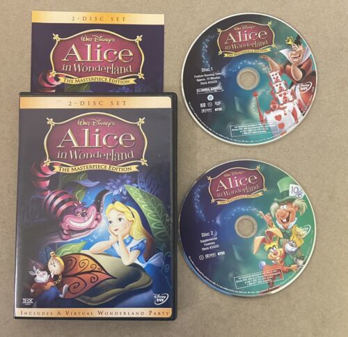 Alice in Wonderland Walt Disney Masterpiece Edition 2 disc set with ...