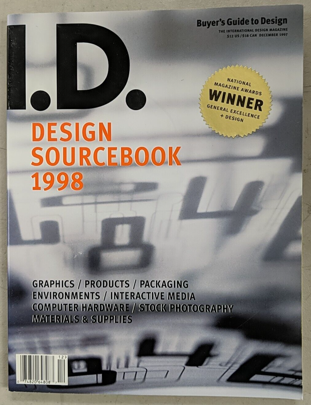 December 1997 I D International Design Magazine DESIGN SOURCEBOOK 1998 ...