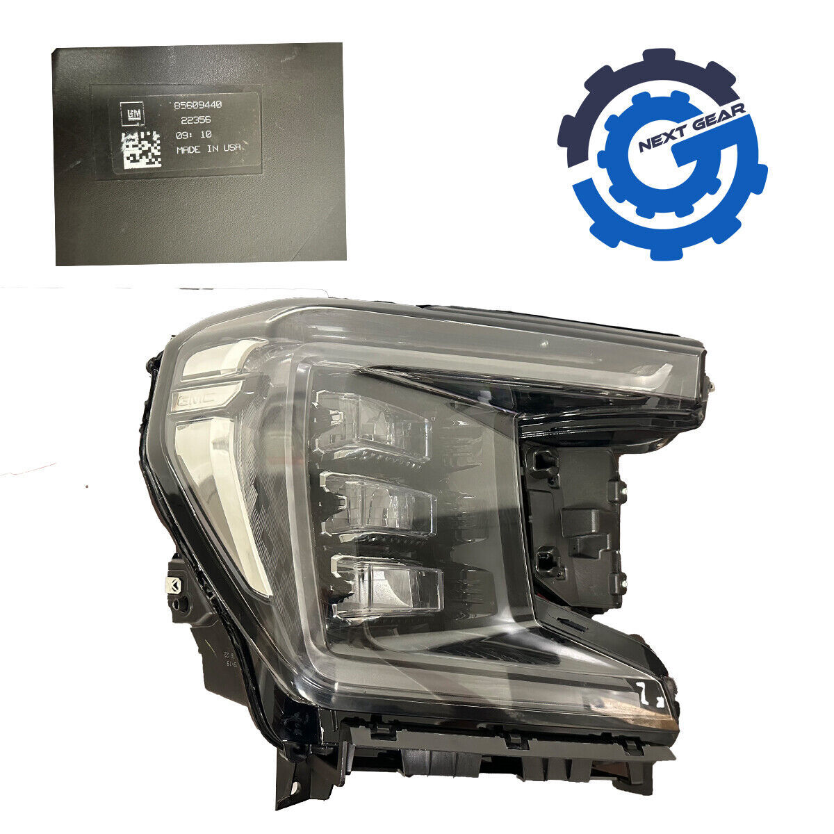 OEM GM RH Headlight Assembly LED 2021-2023 GMC Yukon Denali XL AT4 84898702 - Headlight Assemblies