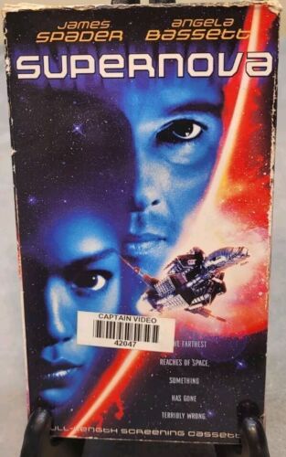 Supernova (VHS 2000 MGM) James Spader~Angela Bassett~space~screener - VHS Tapes