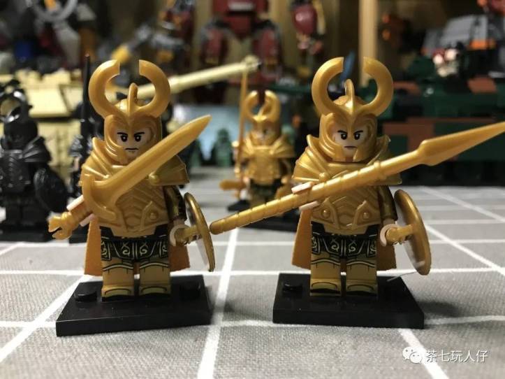 8pcs/set Marvel Thor Ragnarok Asgard Army The Einherjar Guard Custom ...