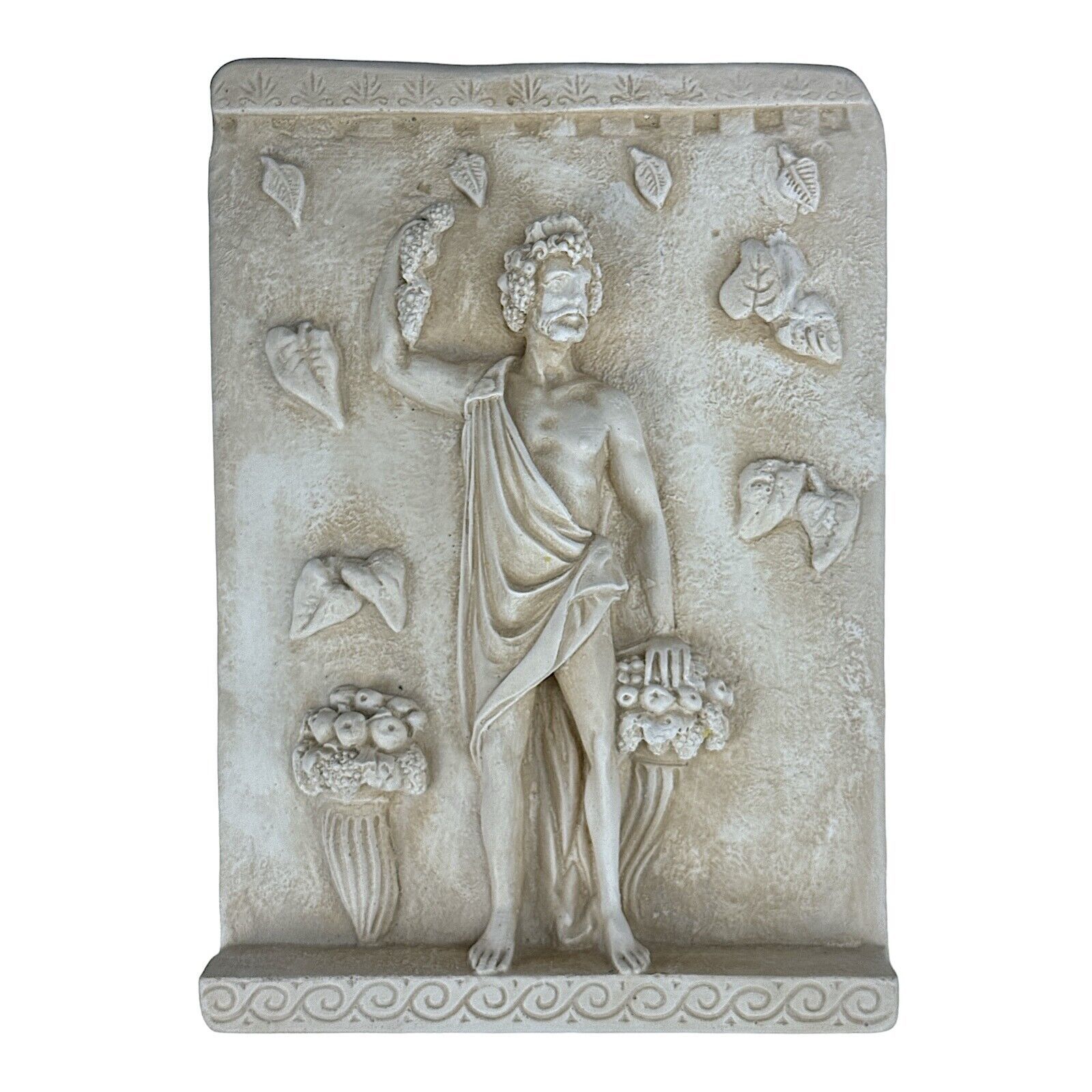 Dionysus Greek Roman God of Wine Relief Cast Stone Greek Wall Sculpture ...