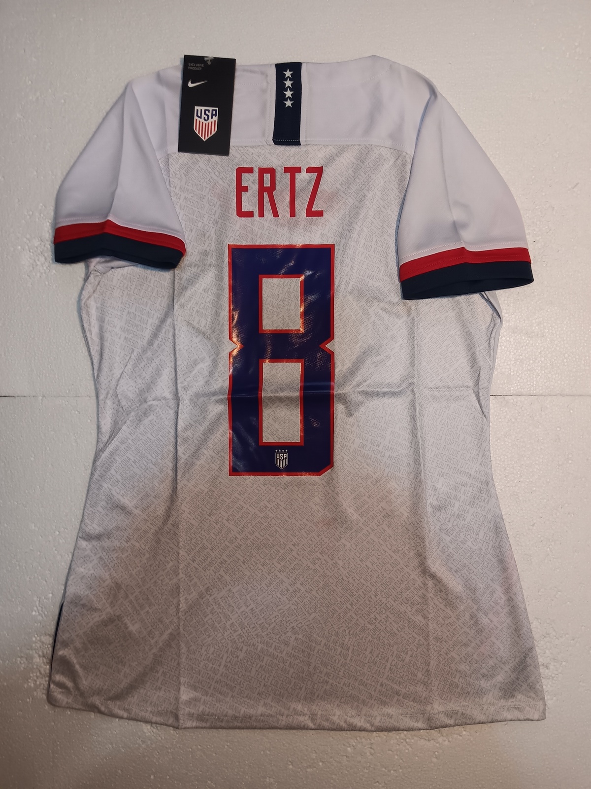 Julie Ertz USA USWNT 2019 World Cup 4 Star Home Womens Soccer Jersey ...