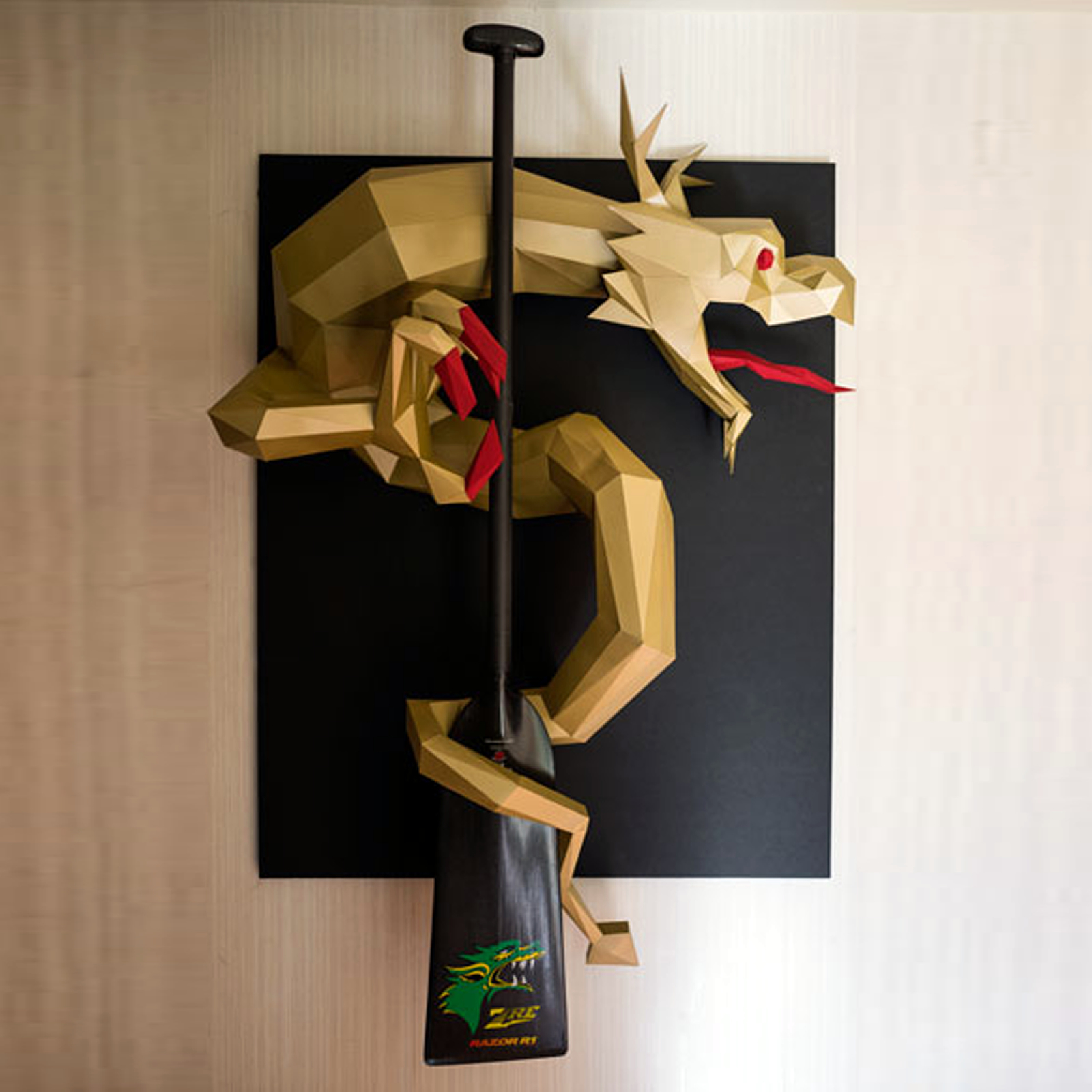 Chinese dragon papercraft template - Digital Art