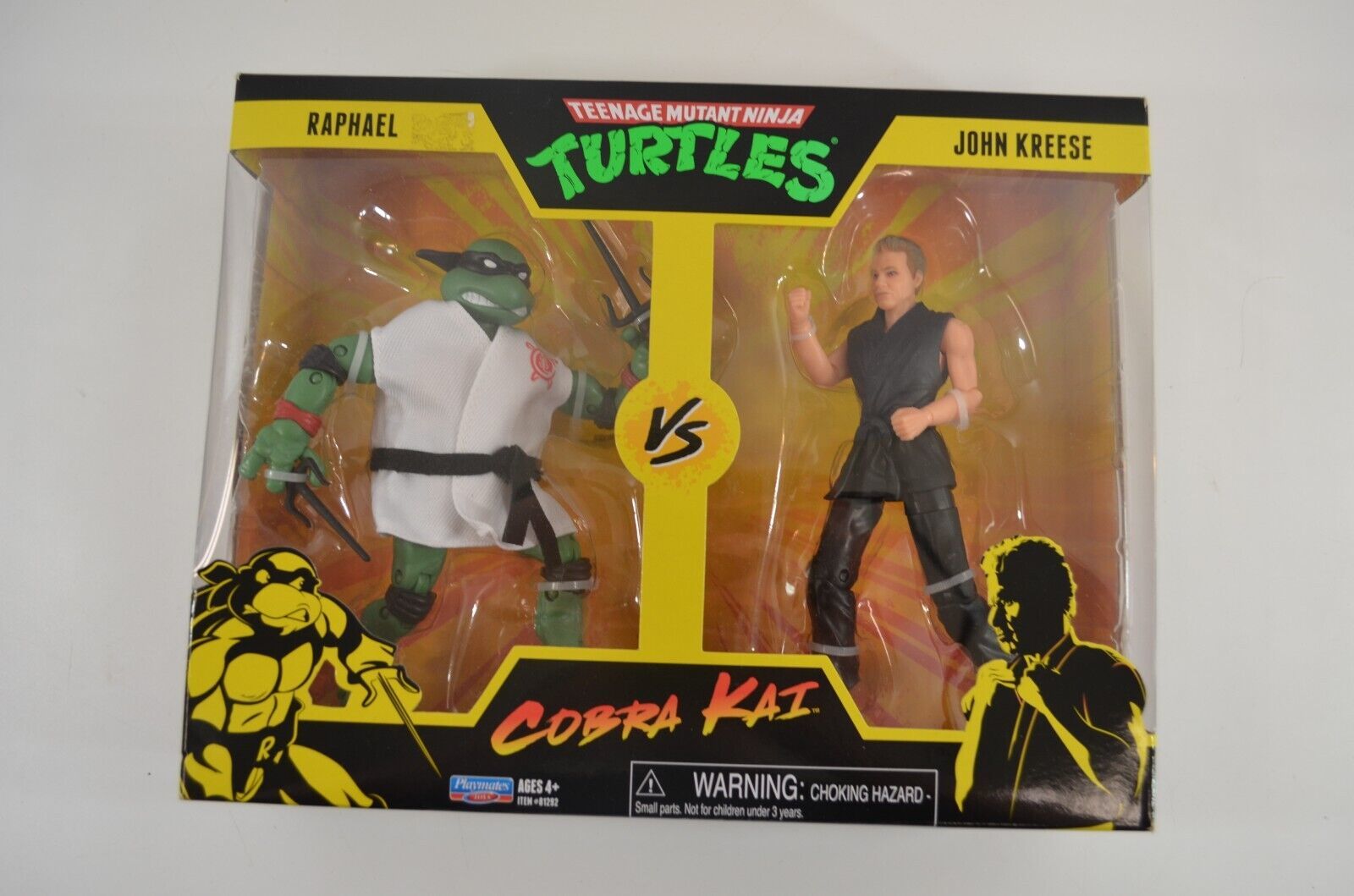 Teenage Mutant Ninja Turtles Action Figures Raphael John Kreese Cobra ...
