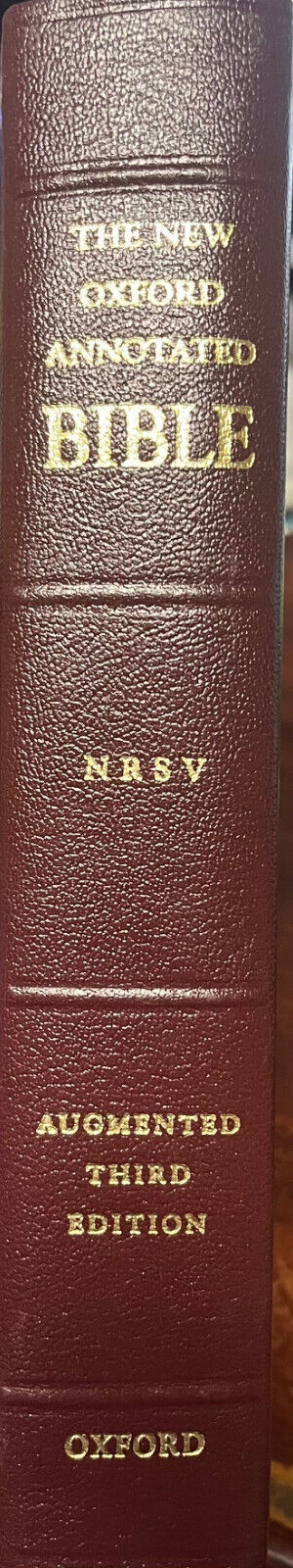The New Oxford Annotated Bible, NRSV, Indexed, 9714, Augmented 3rd ...