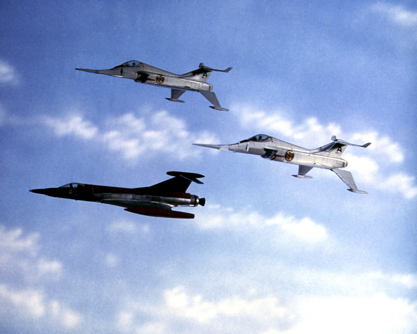 Captain Scarlet and the Mysterons Angel Interceptors in flight 8x10 ...