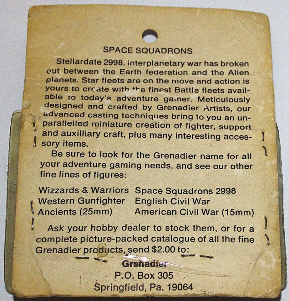 Space Squadrons Stellerdate: 2998 Aurora Cruiser SS04 Metal Miniatures ...